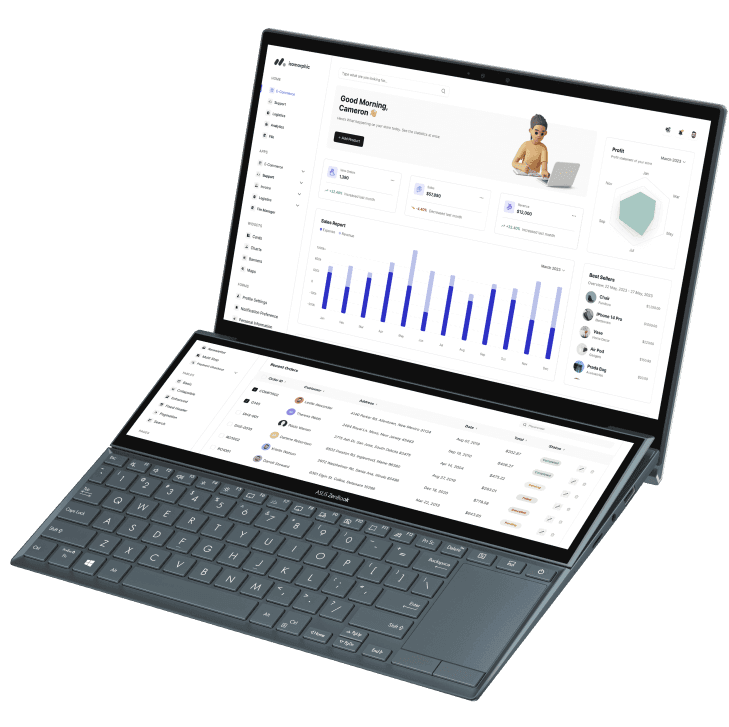 Isomorphic React Typescript Admin Dashboard Template